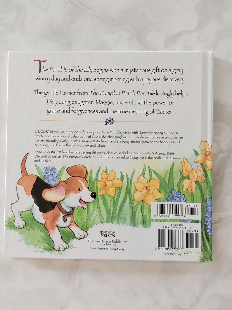 Vintage Easter Book - Parable of the Lily by Liz Curtis Higgs - 1990s ...