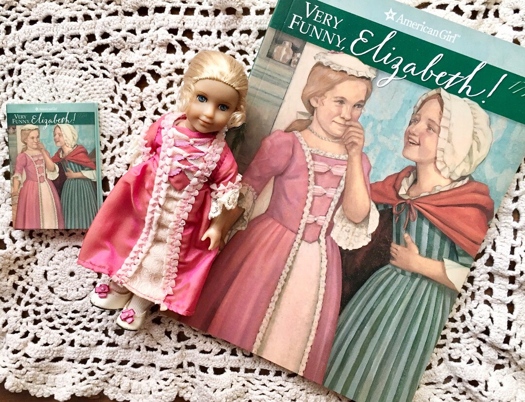 American Girl Elizabeth 7” Doll, Mini Book, and Full Size Book - Etsy