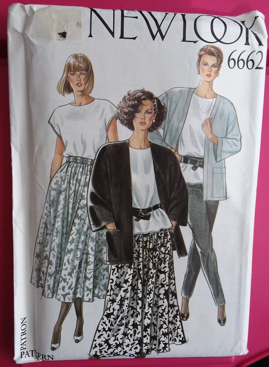 Vintage New Look Pattern 6662 - UNCUT - Etsy