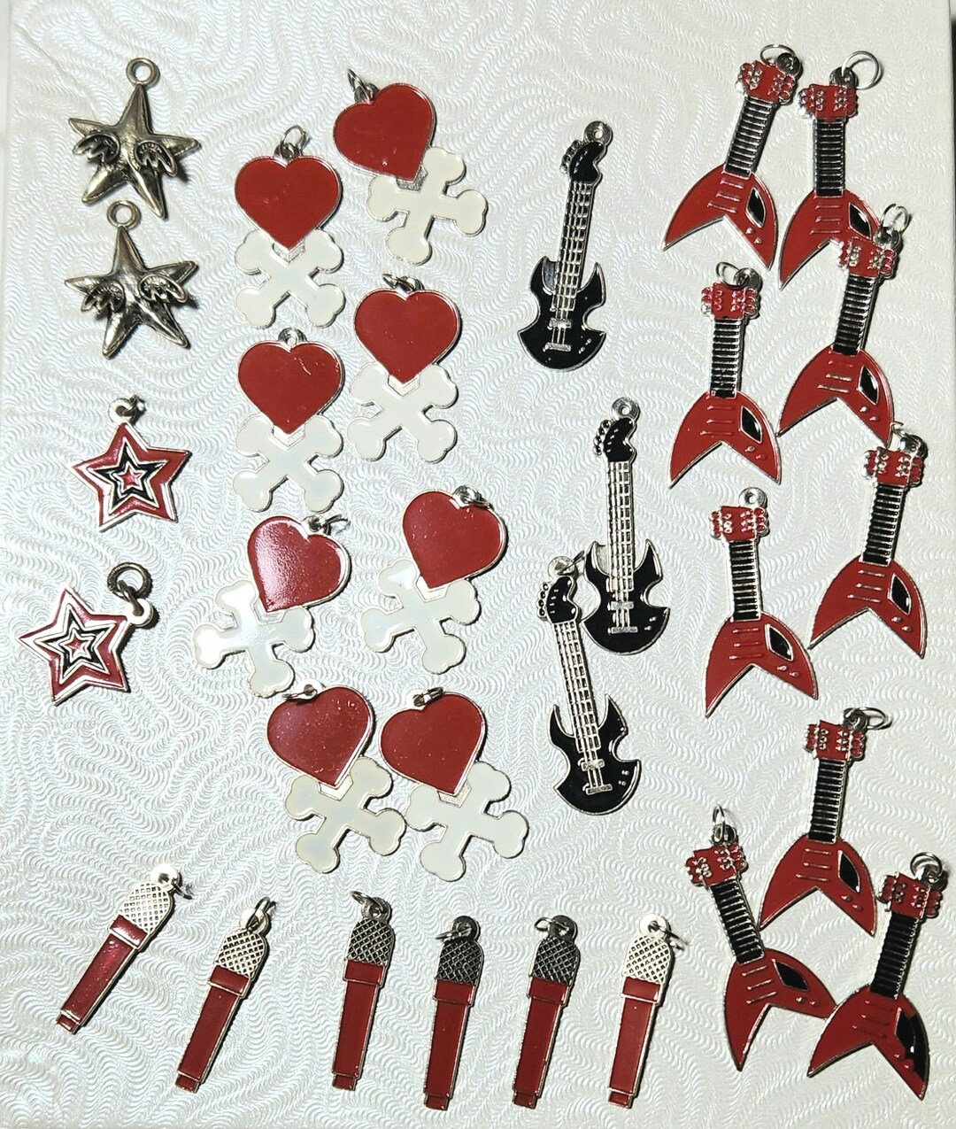 Rock Music Metal Charms - Set of 30 - Variety of Sizes - Etsy