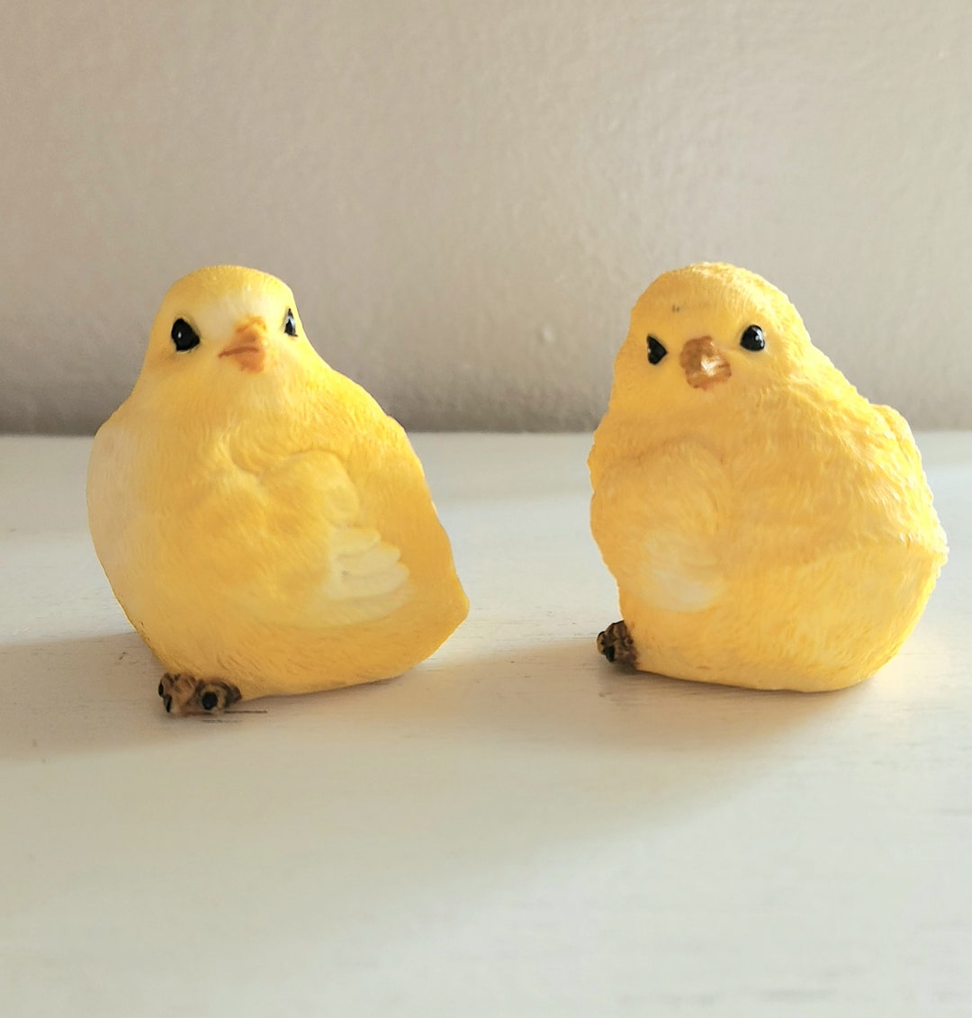 Vintage Easter Chicks Set of 2 - Etsy
