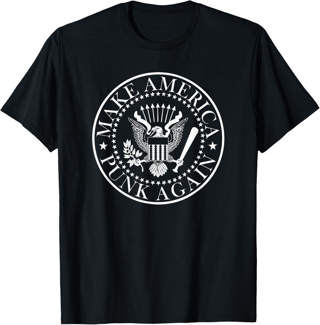Funny Make America Punk Again Vintage Music Graphic T Shirt Sweatshirt ...