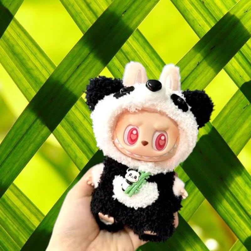 Panda Labubu - Etsy