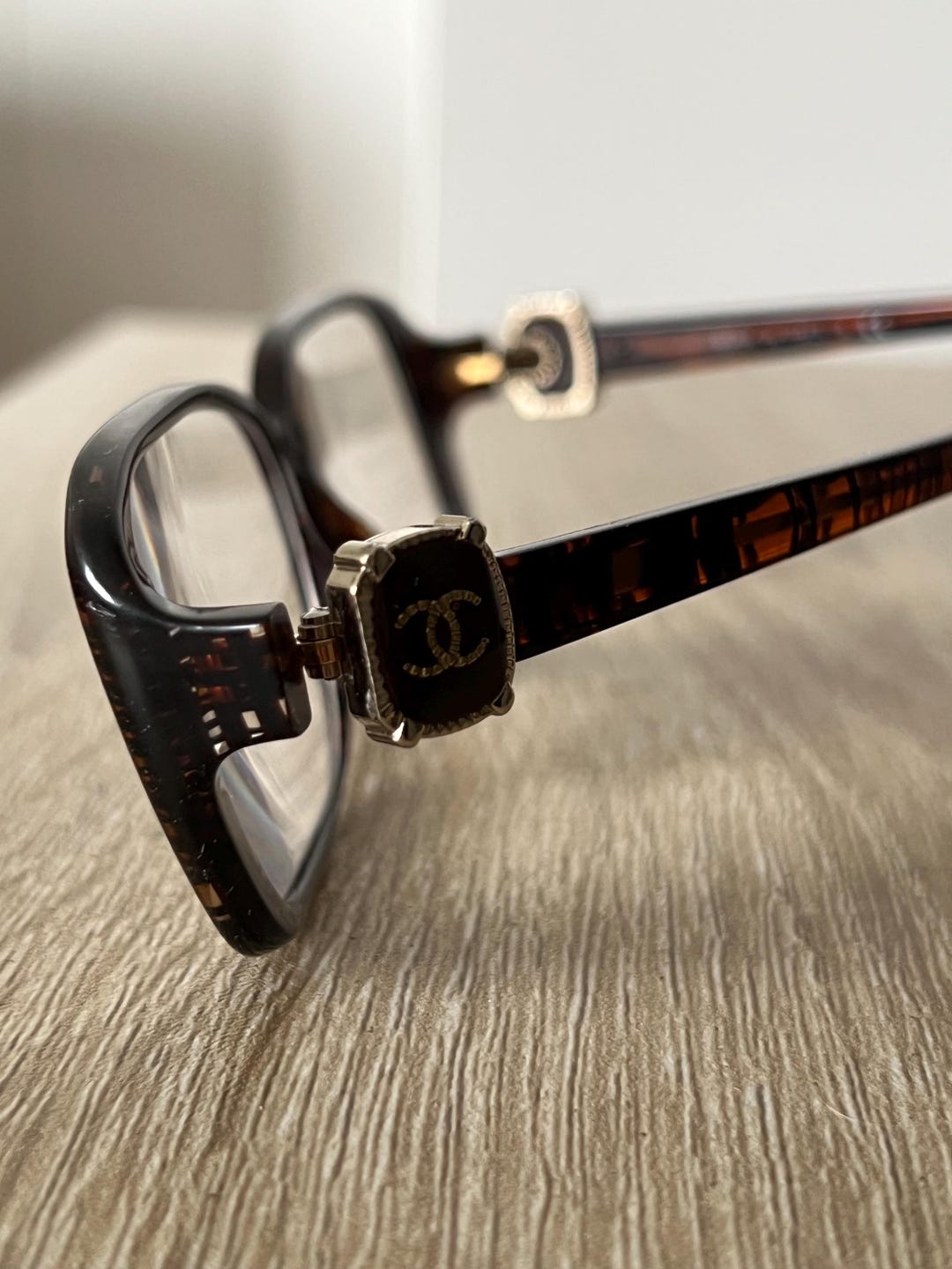 Vintage Chanel Eyeglasses Frames – Style 3185 C.1204 in Brown Tweed - Etsy