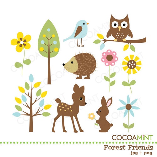 Autumn Woodland Autumn Fall Critter 15071 | Etsy