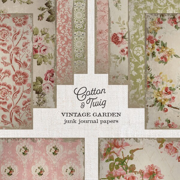 Roses Digital Paper - Etsy