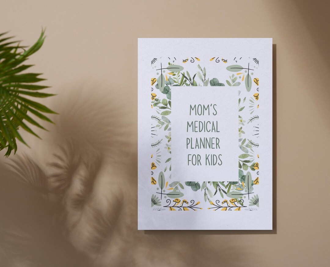 Mom’s Medical Planner for Kids / Printable Medical Planner for Moms ...