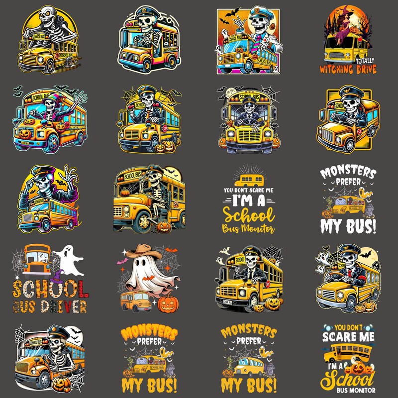 Halloween Bus Decor - Etsy