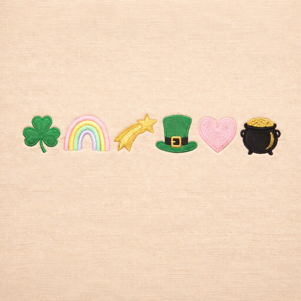 St Patrick’s Day Embroidery Bundle, Shamrock Rainbow Leprechaun Hat ...