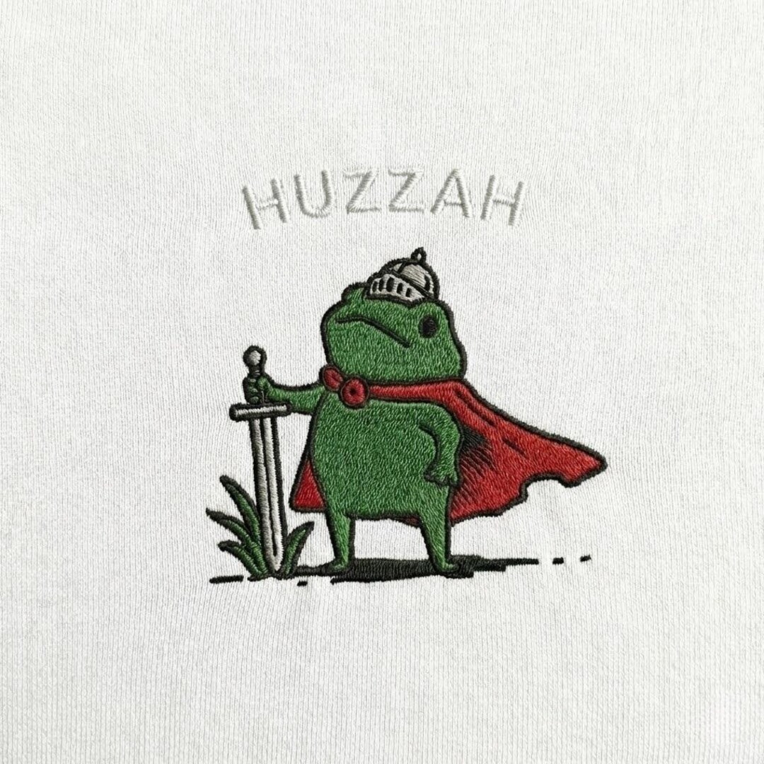 Funny Knight Frog Machine Embroidery Design, Medieval Meme (PES DST JEF ...