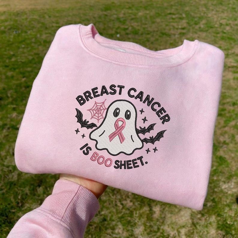 Breast Cancer Awareness Embroidery Design, Ghost Boo Sheet Embroidery ...