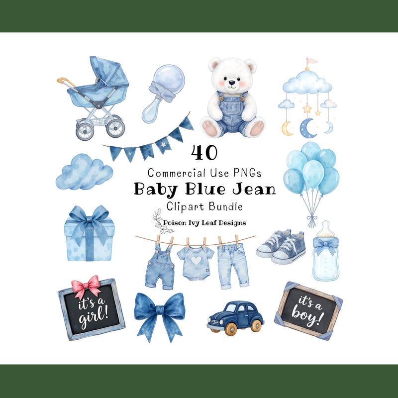 Blue Jean Teddy Baby - Etsy
