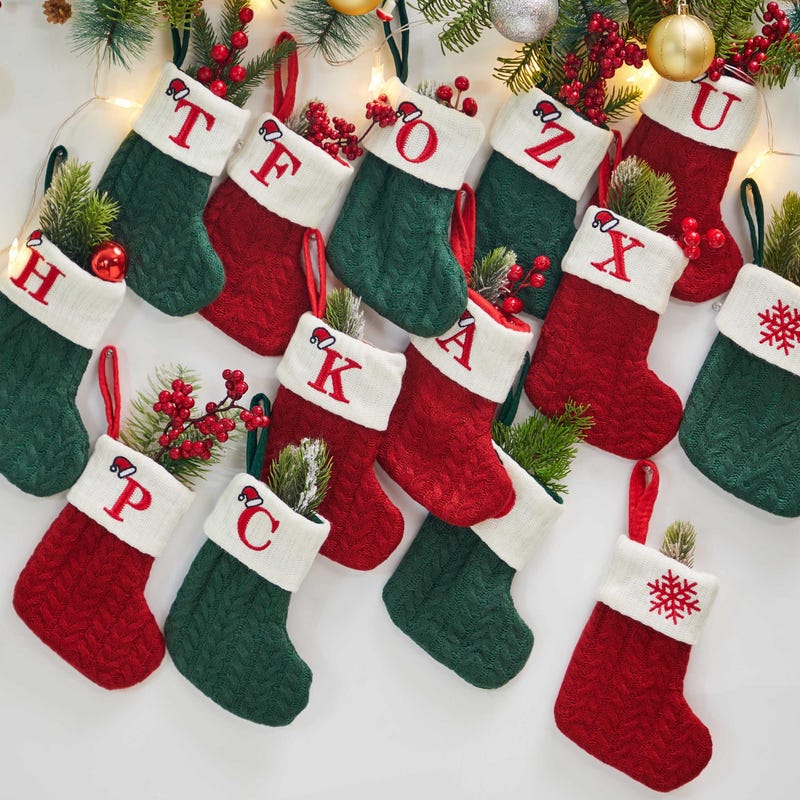 Embroidered Kid Stocking - Etsy UK