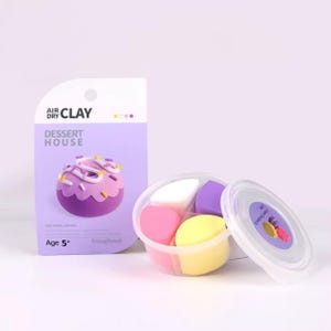 Dessert House Air Dry Clay Kit, 12 Figurine Sets - Etsy