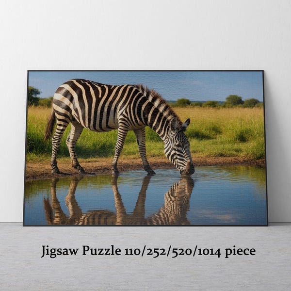 Zebra Puzzles for Adults - Etsy