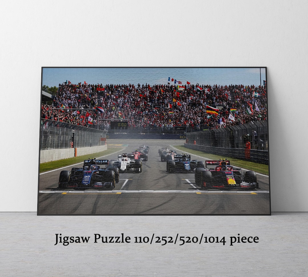 F1 Jigsaw Puzzles: Formula1 Race Start, High Speed Track, Fun Puzzle ...