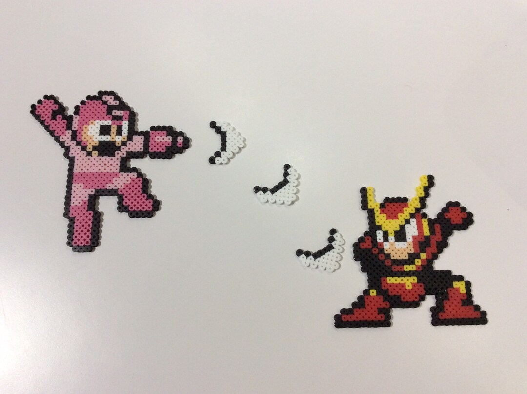 Mega Man Wins Quick Boomerang From Quick Man Mega Man 2 - Etsy