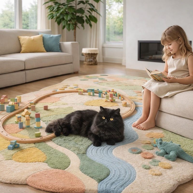 Playroom Landscape Rug - Etsy