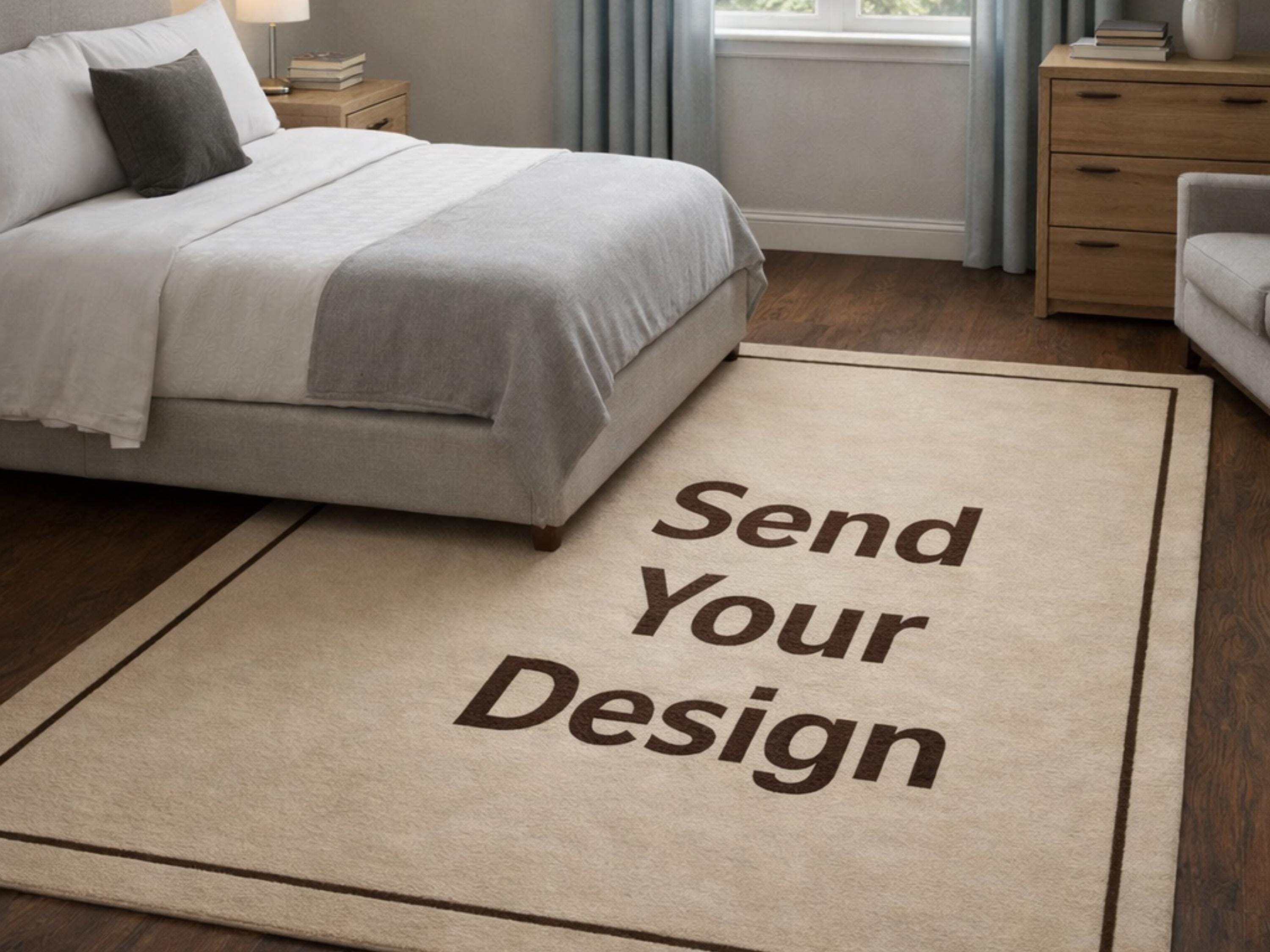 Custom Tufted Wool Rug, Handmade Personalized Carpet, Your Design Area ...