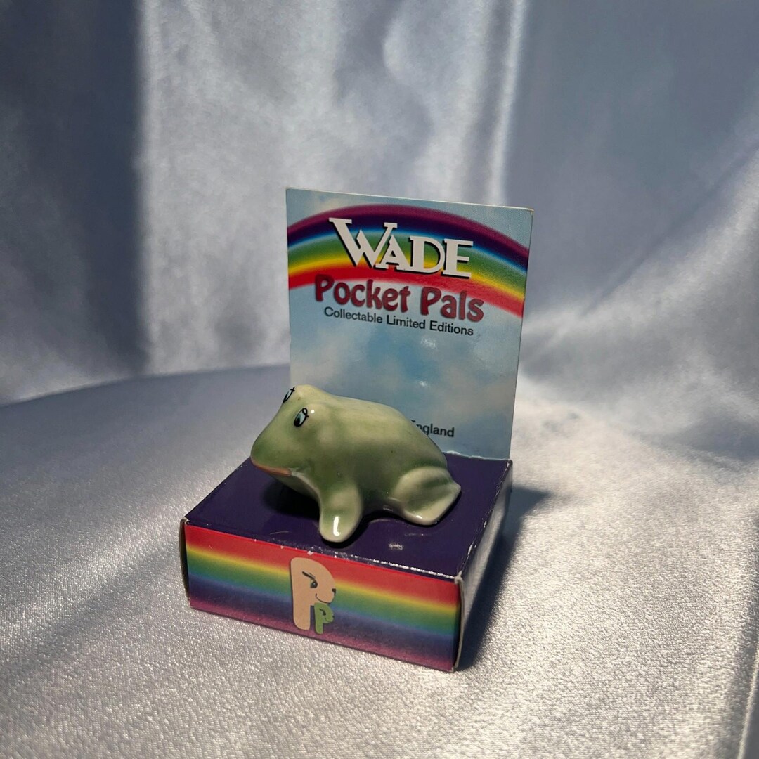 Vintage 1999 Wade ‘hopper’ Frog Pocket Pals – Original Box, Never ...