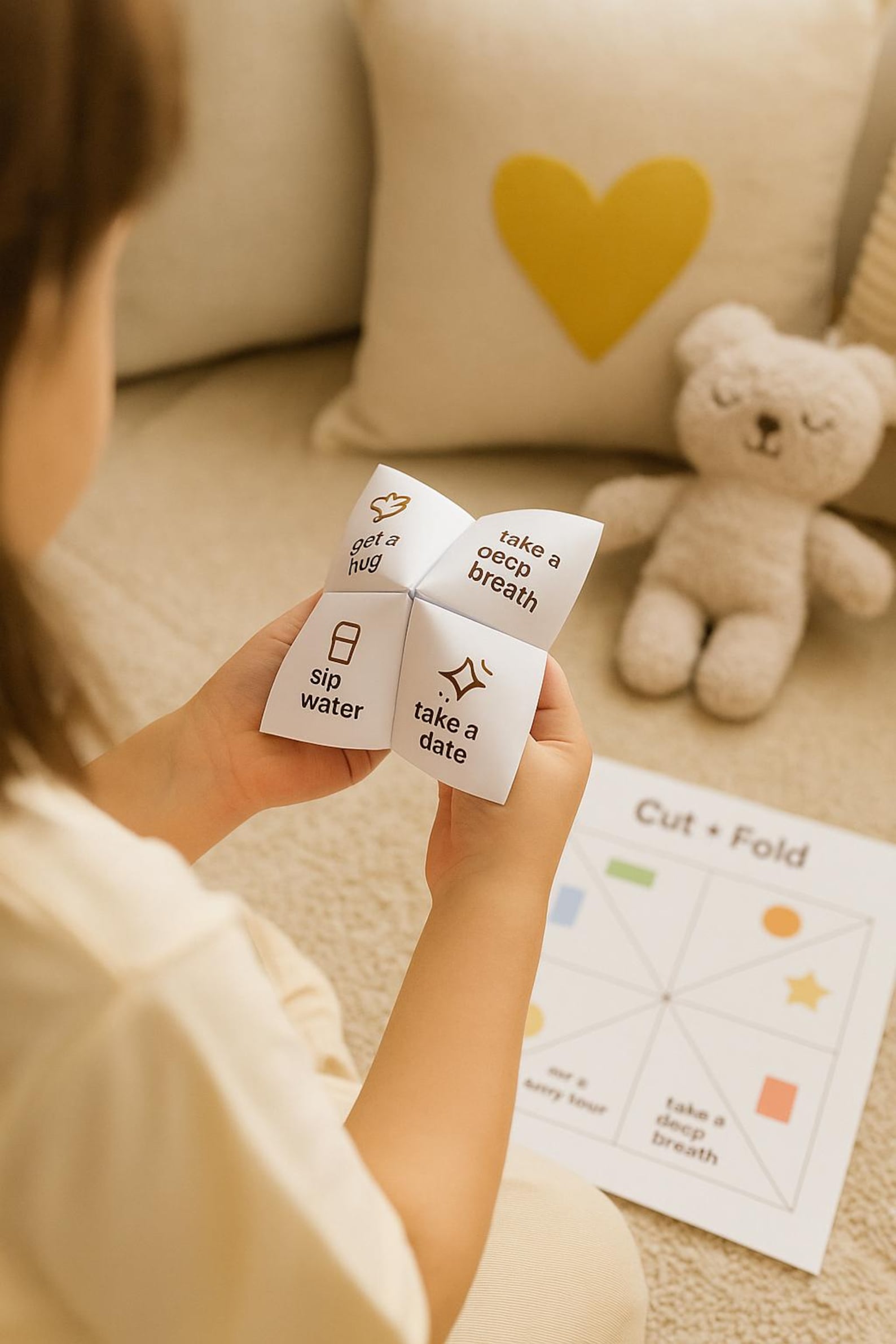 Coping Skills Fortune Teller Kit for Kids – Printable SEL Tool for ...