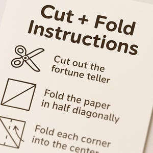 Coping Skills Fortune Teller Kit for Kids – Printable SEL Tool for ...