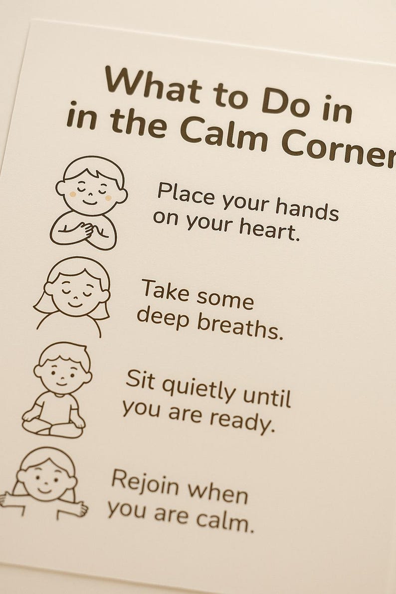 Calm Corner Kit – Printable Calm Down Tools for Kids - Etsy