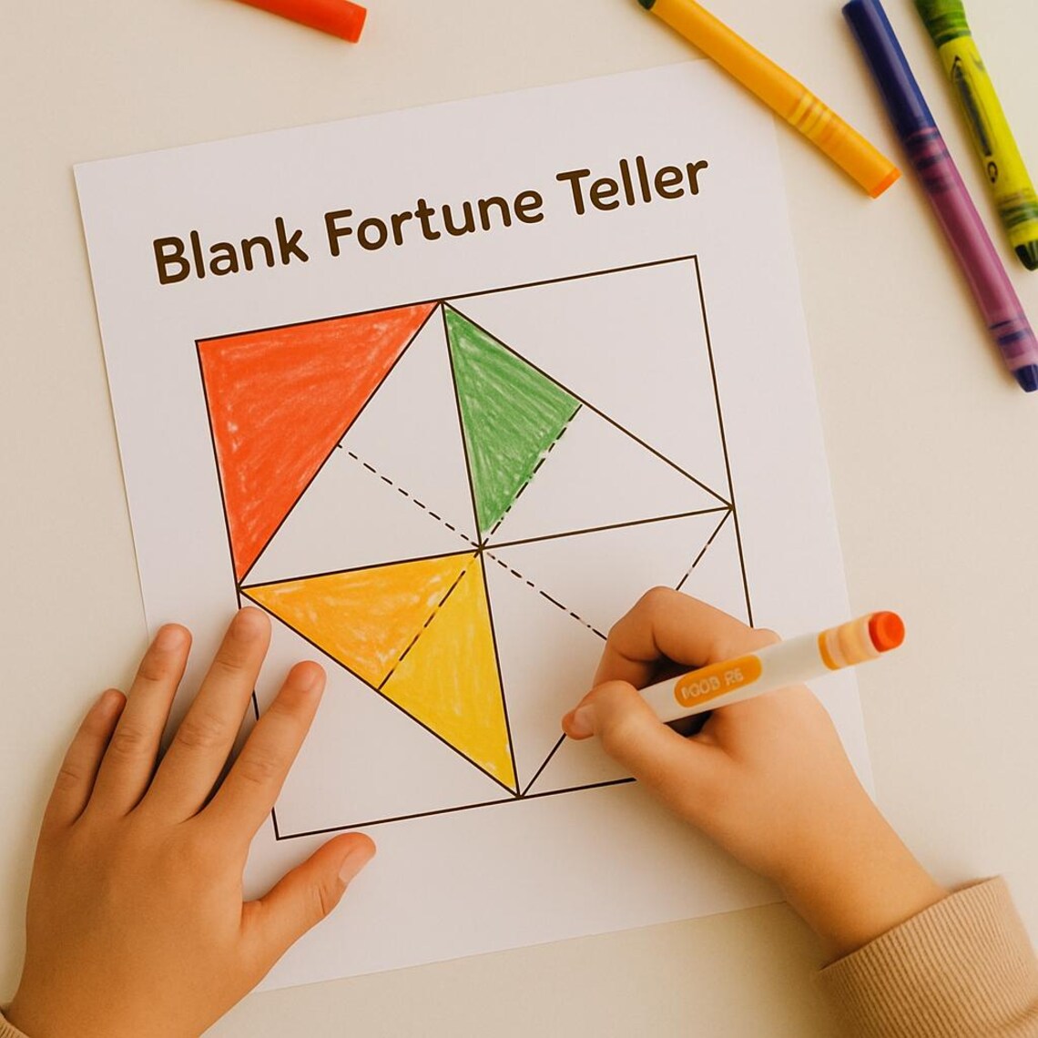 Coping Skills Fortune Teller Kit for Kids – Printable SEL Tool for ...