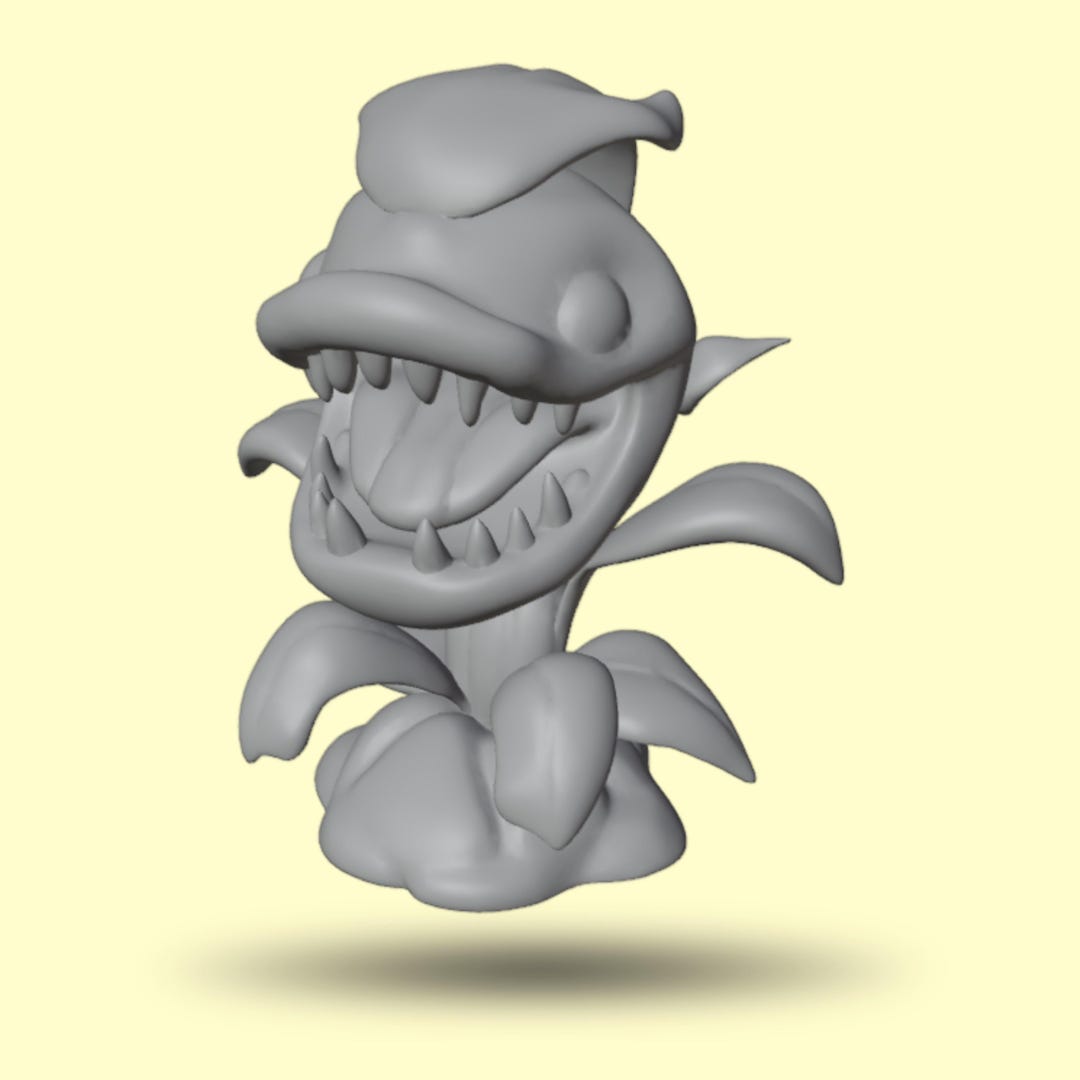 3D Printable Plant Monster Model, Stl, Obj, Fbx, Glb, Blend, Fantasy ...