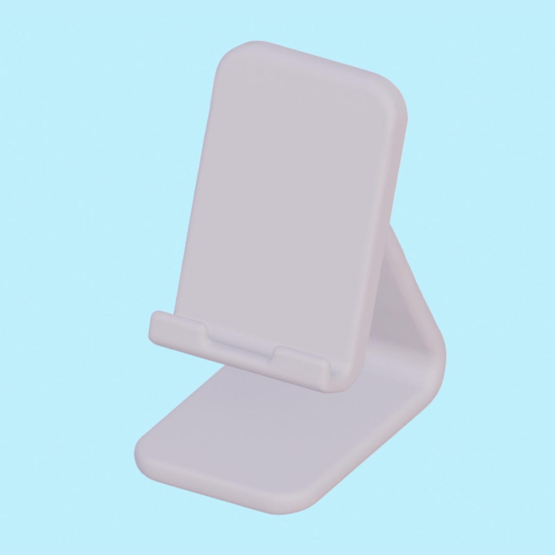 3D Printable Phone Stand Model, Stl, Obj, Fbx, Glb, Blend, Desk Phone ...