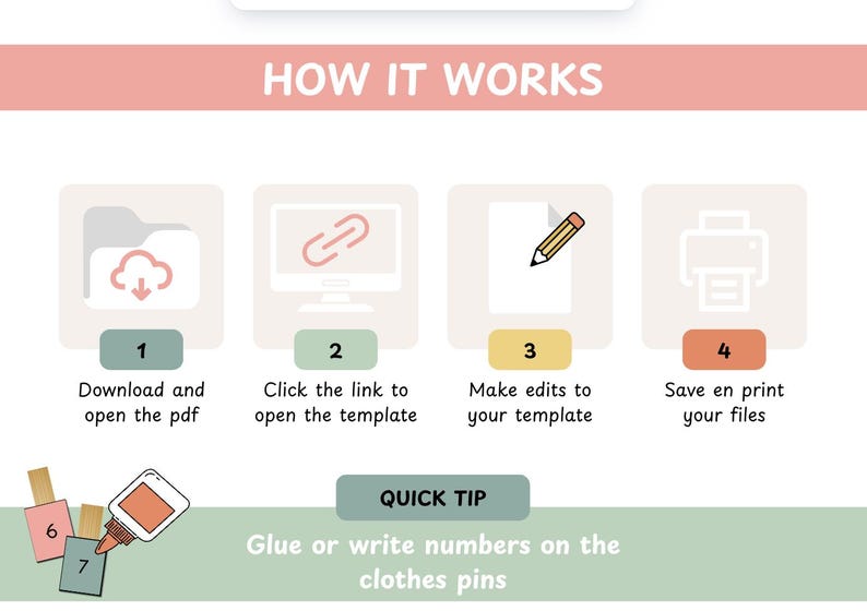 Classroom Waiting Room System – Calm Pastel Clip Line for Student Help ...