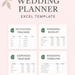 Ultimate Wedding Planner Excel Template - Etsy