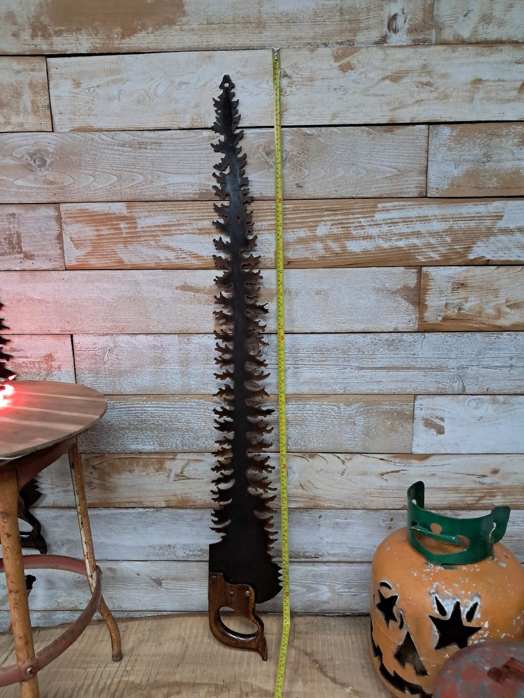 Rare 4ft Wood Hand Saw Cut Into Freehand Design Tree ! - Etsy