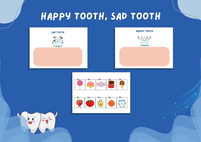 Dental Care Activity, Preschool Printable, Toddler, Tooth Activity ...