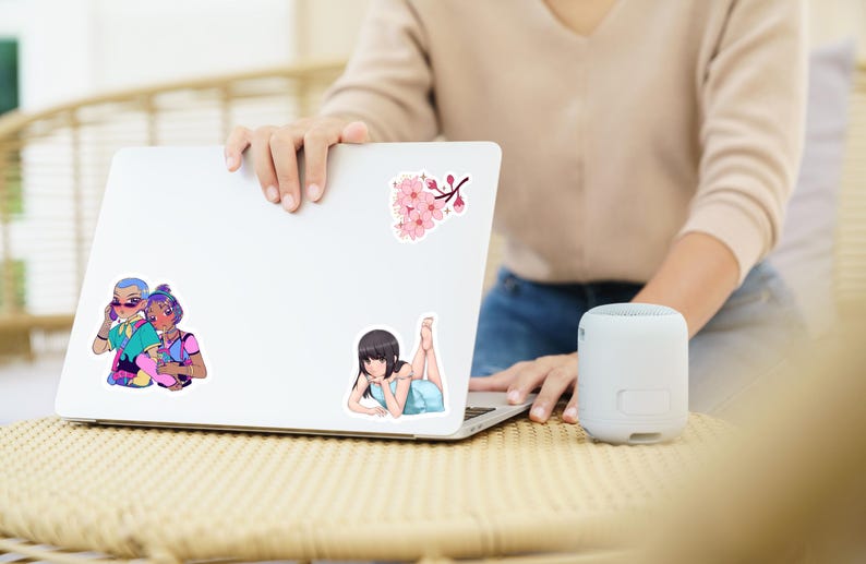 Anime Girls Stickers: Printable Manga Art for Planners (PDF Bundle A4 ...
