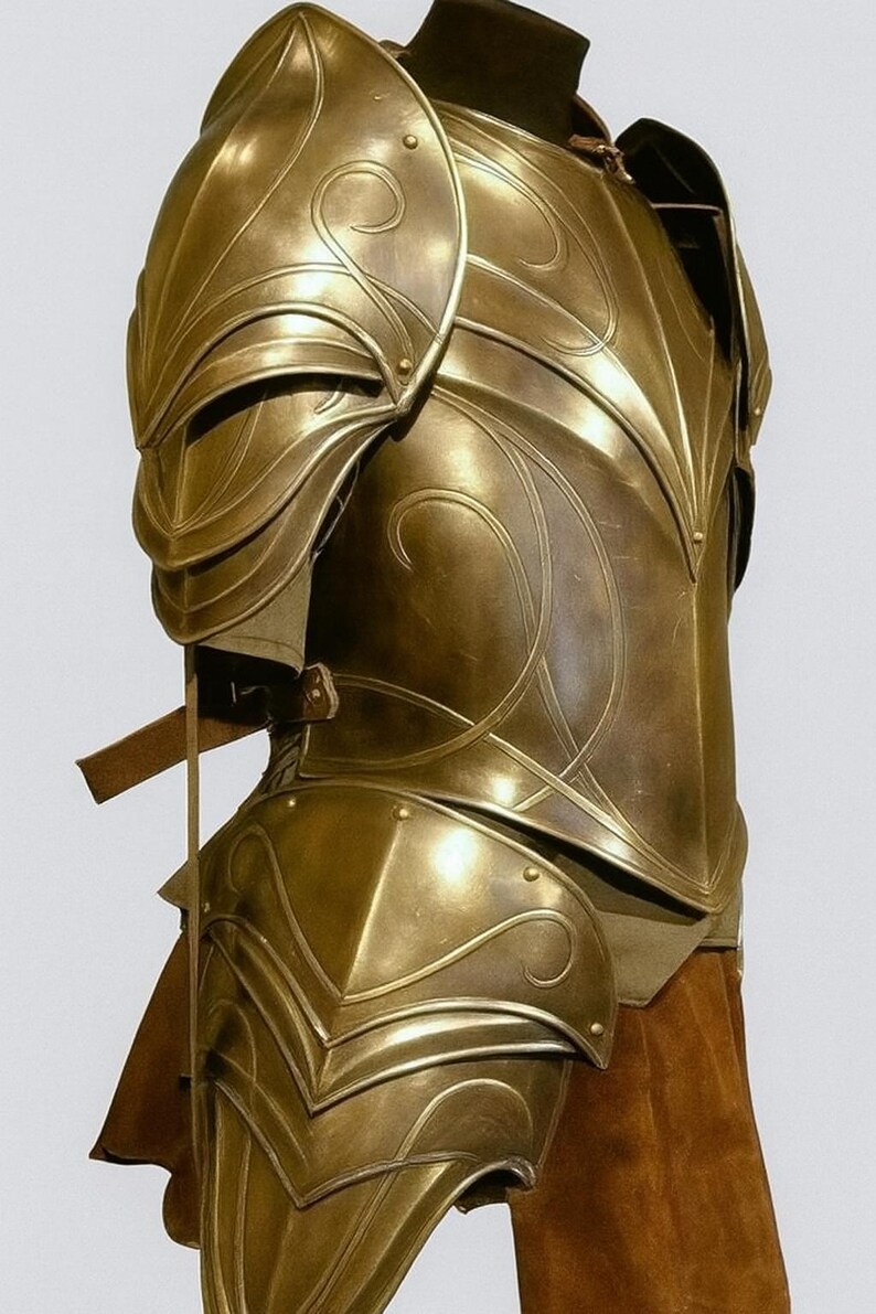 Medieval Elven Warrior Armor ~ Lotr-inspired Fantasy Chest Plate Set ...