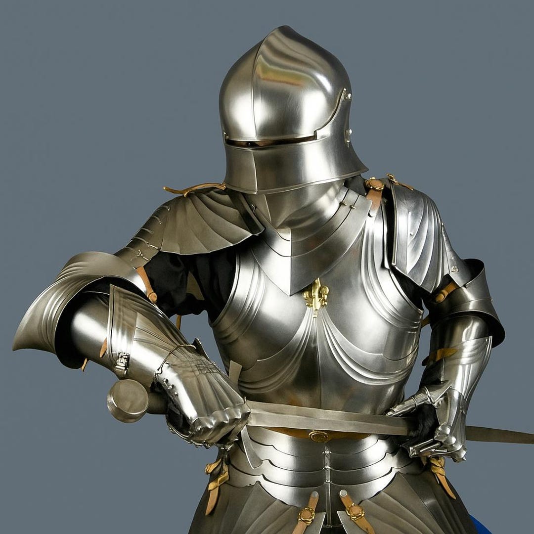 German Gothic Half Body Knight Armor ~ Medieval Knight Armor ~ 15th ...