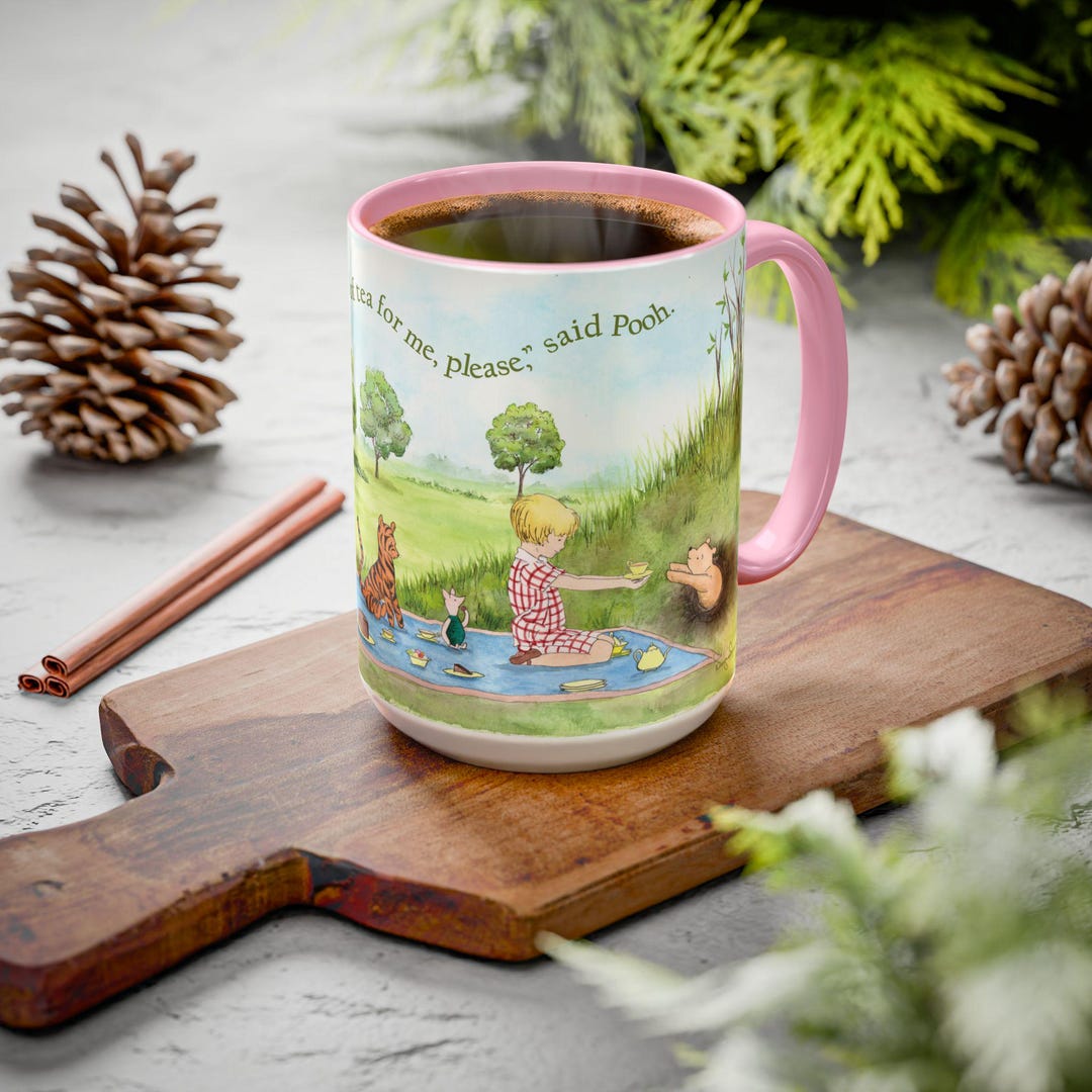 Winnie-the-pooh Ceramic Tea and Coffee Cup Mug - Just a Smackerel of ...