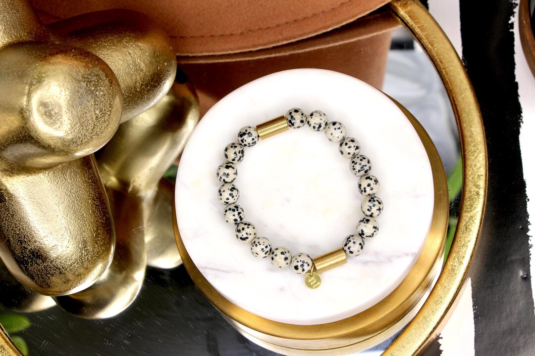Jack "god is Gracious": Bold Colors of Unique Stones Beaded Bracelet ...