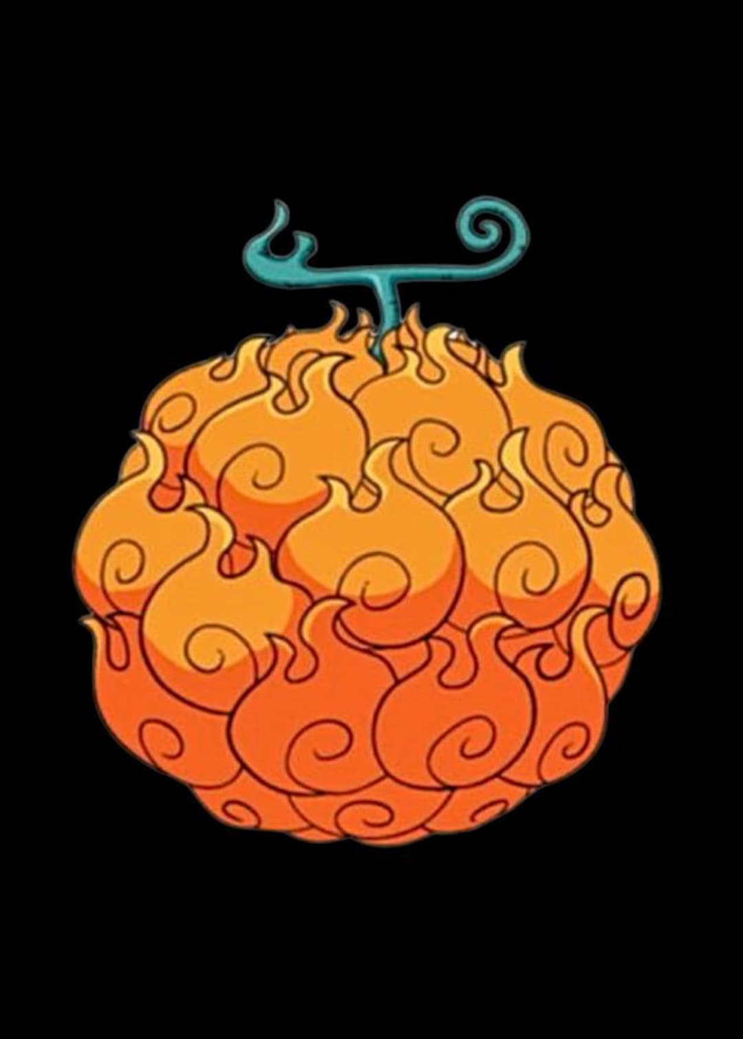 Ace Devil Fruit PNG | One Piece Mera Mera No Mi Clipart | Flame Fruit ...