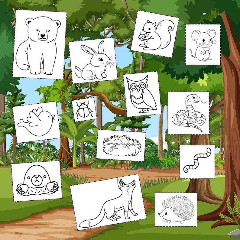 Animal Habitats Sorting Activity Printable – Kids Science Cut and Paste ...