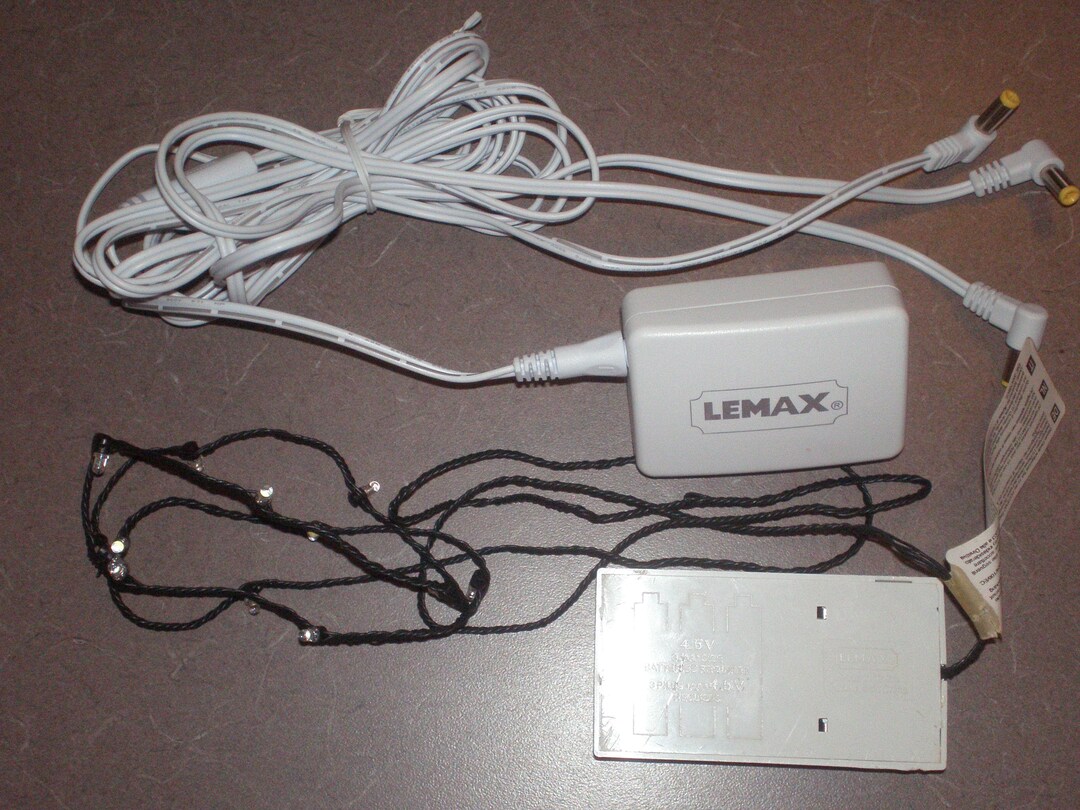 LEMAX 3 Output AC/DC Adapter Charger for Lighted Accessory 4.5V ...