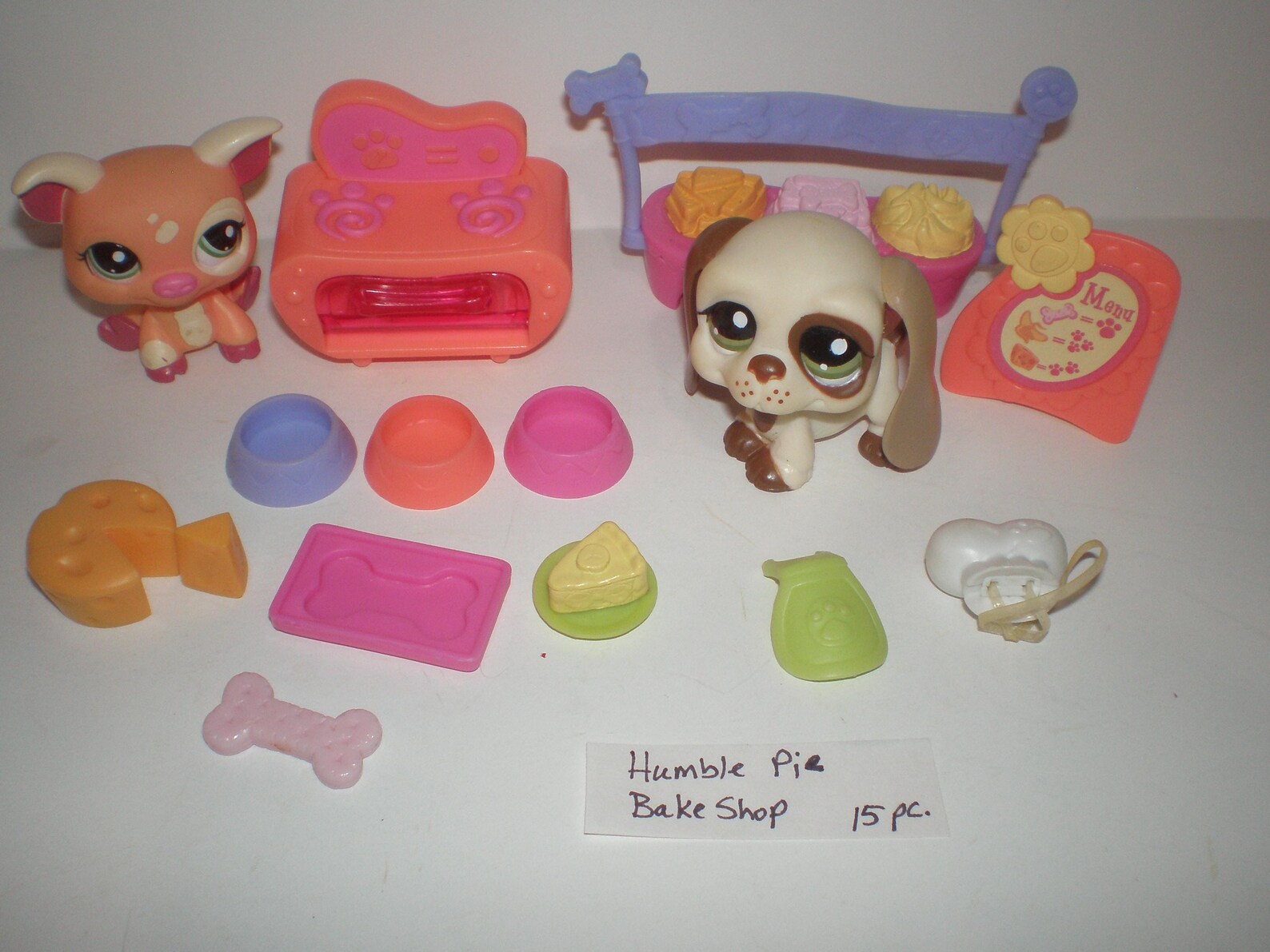 LPS Littlest Pet Shop Playsets: Humble Pie Bakeshop Hasbro 1594 Bassett ...