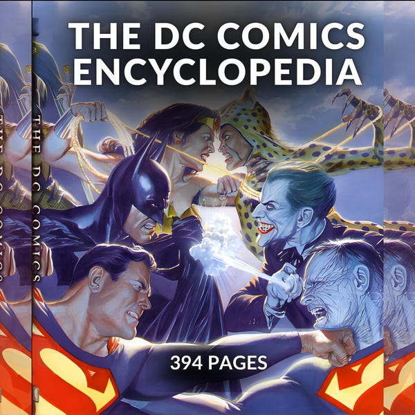 Dc Character Poster - Etsy