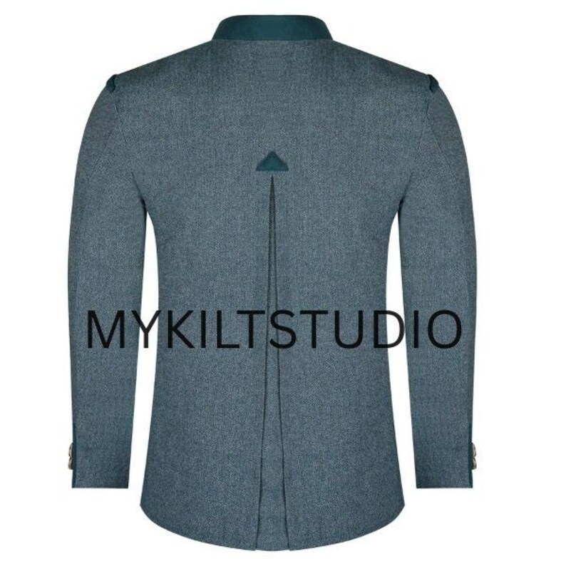 Men's Tweed Trachten Jacket, Dark Green Bavarian Jacket for Him ...