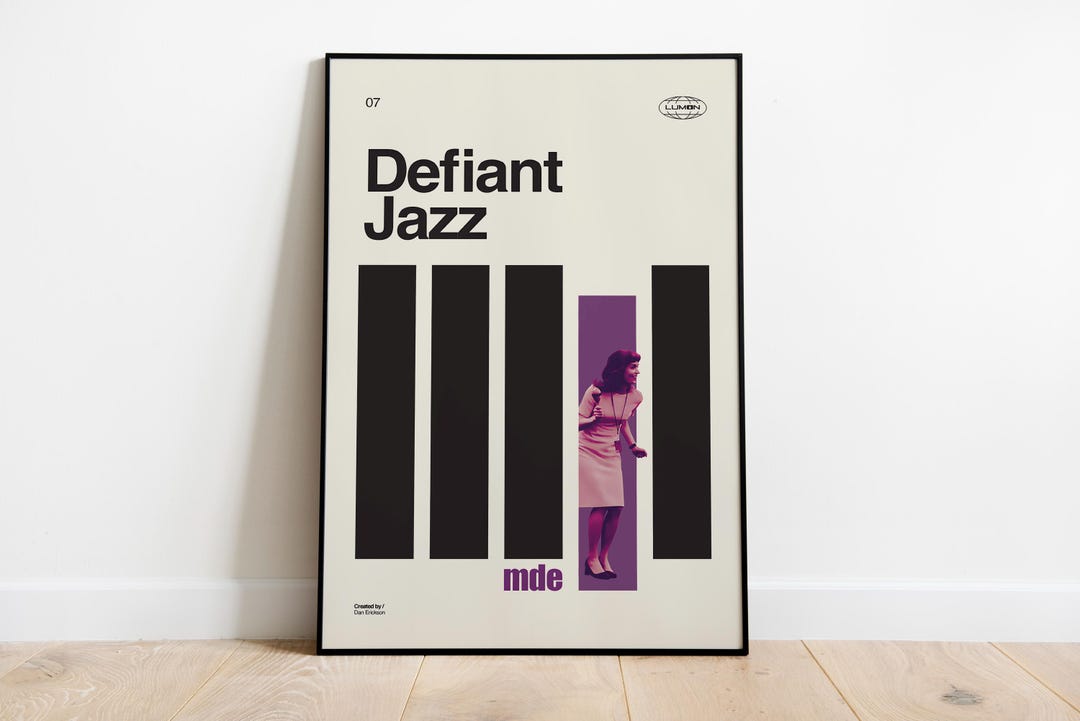 Severance Poster, Defiant Jazz, Midcentury Modern, Retro Tv Show Poster ...