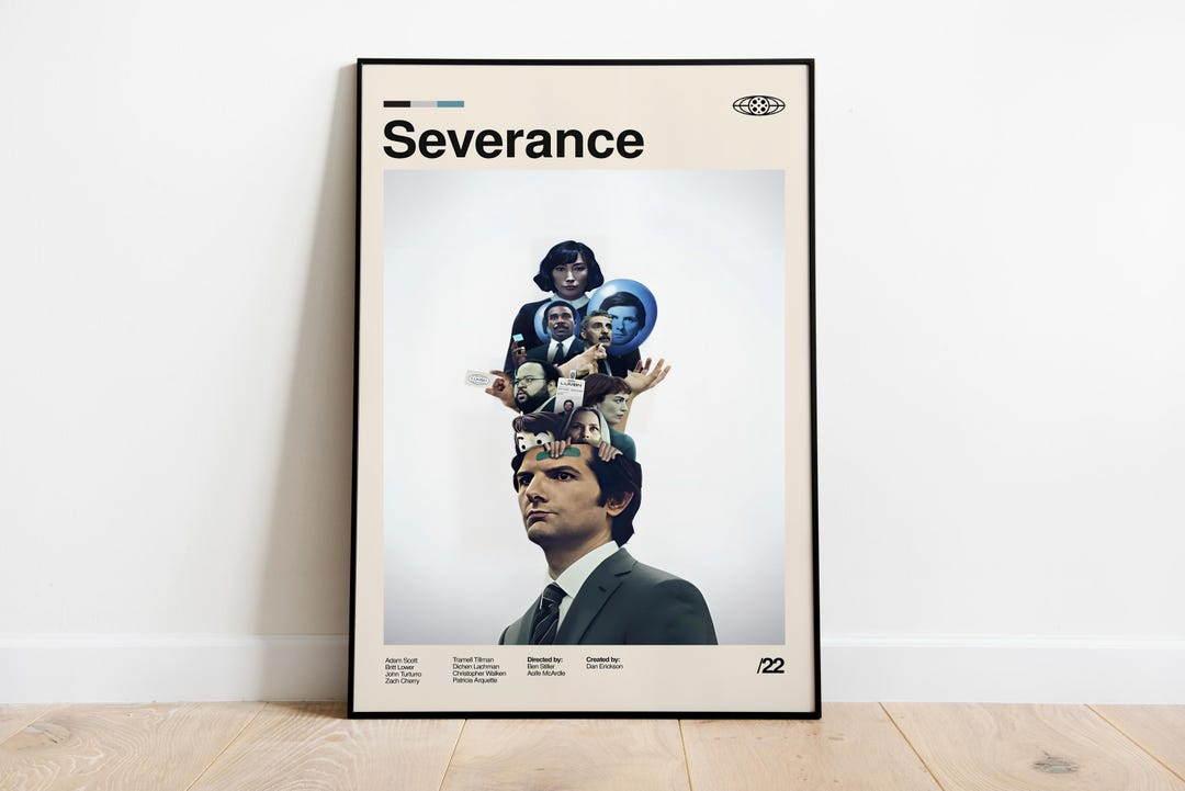 Severance Serie Poster, Retro Mid-century Modern Movie Print - Etsy
