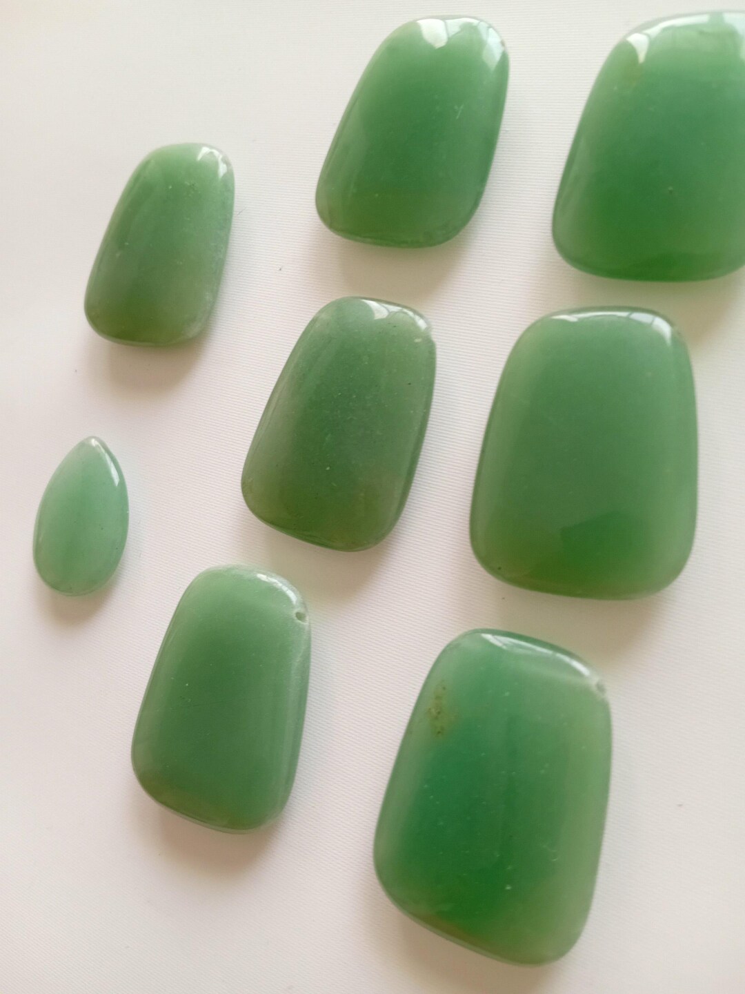 Wholesale Jadeite Perforated Charms Eight 8 Piece Lot - Etsy