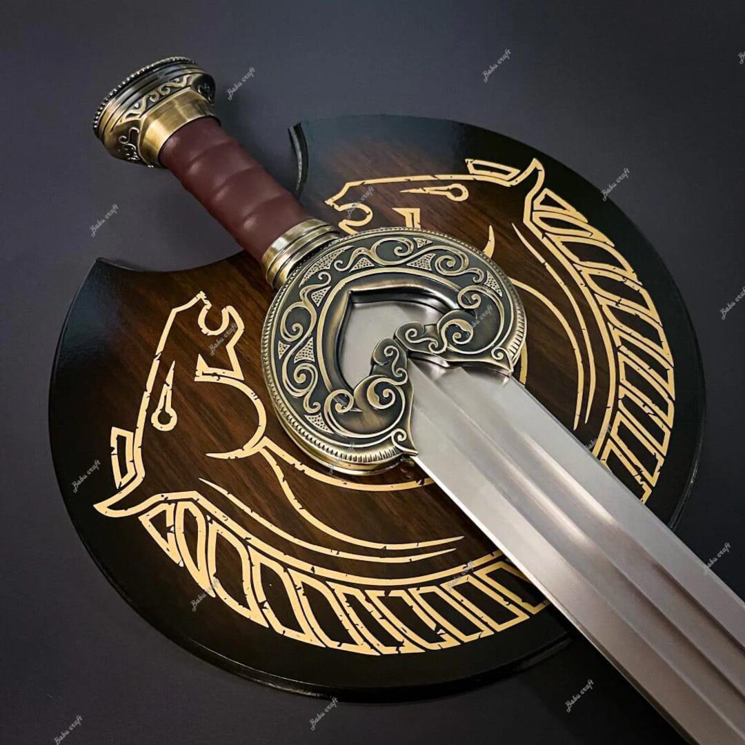 Herugrim Sword Replica – King Theoden, Rohan, Stainless Steel - Etsy