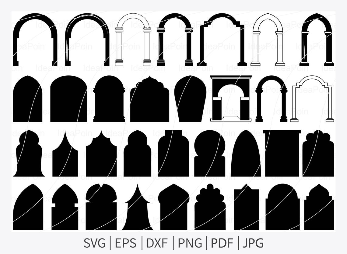 Architectural Arches Svg, Arch SVG, Arch Svg Bundle, Arch Wedding ...